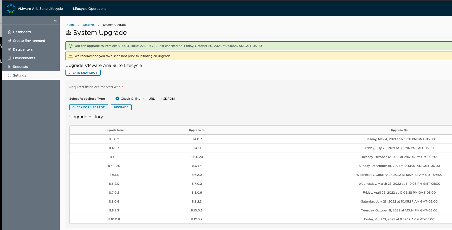 VMware Aria Suite Updates