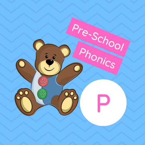 Pre-school Sound Buttons Phonics - P | onthebuttonlearning