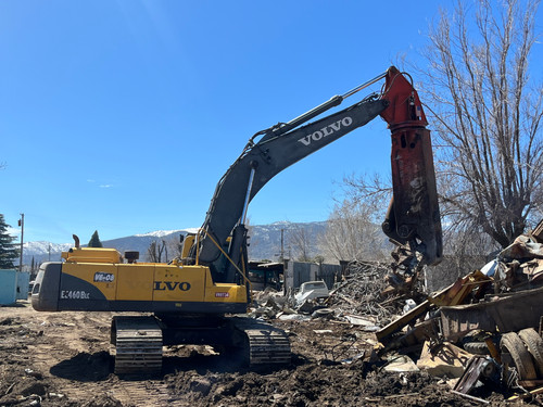 Volvo EC460BLC Hydraulic Excavator w/ Labounty 70R Shear | Flipping ...
