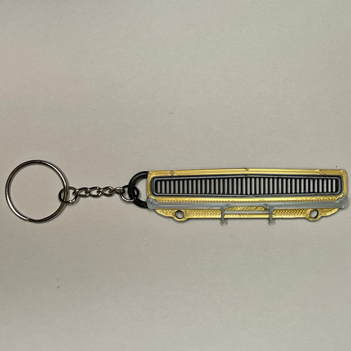 1968 Dodge Charger Keychain - Medium Gold Poly | RNR Manufacturing