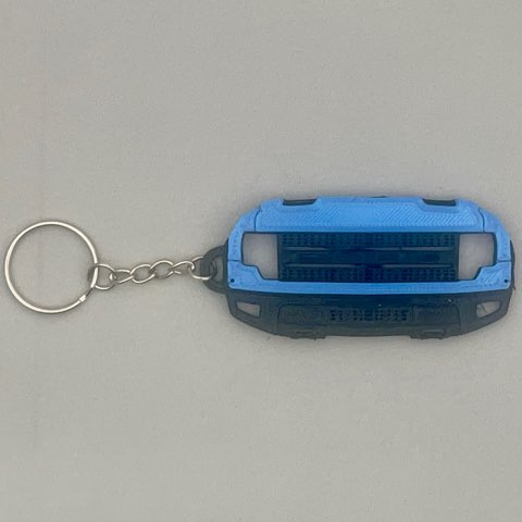 2010-2014 Ford F-150 Raptor SVT Keychain - Blue Flame | RNR Manufacturing