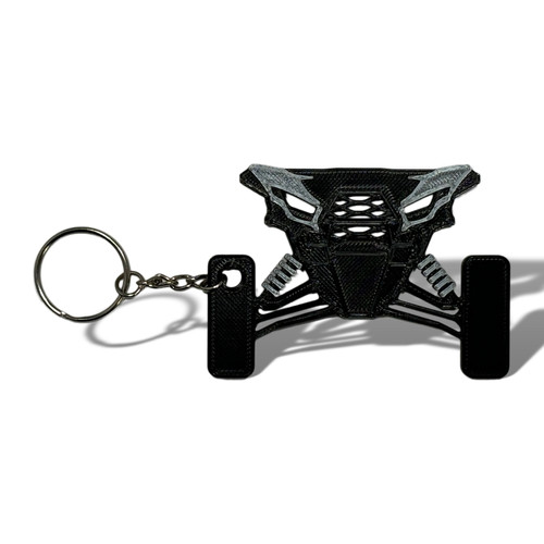 2020-Current Kawasaki KRX Keychain - Ice Grey | RNR Manufacturing