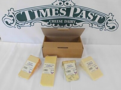 Traditional Cheese Selection Box x 4 pieces | Times Past Cheese