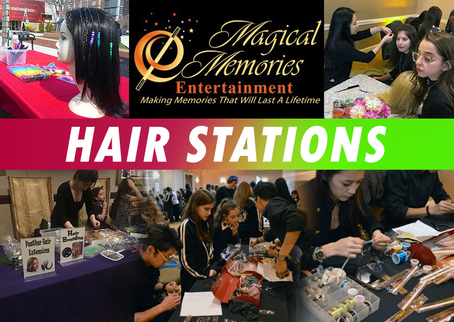 Fun Hair Stations for Events | Magical Memories Entertainment | NY ...