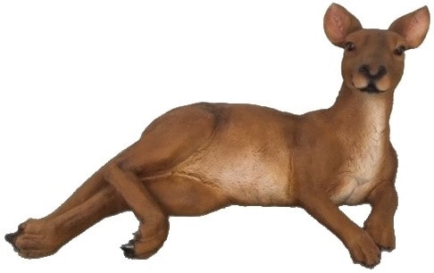 Kangaroo Laying Down - Large | Warehouse Wonders