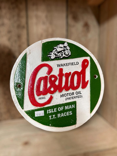 Castrol Round Sign | Warehouse Wonders