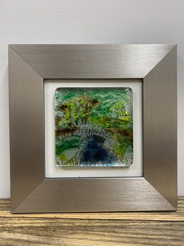 Christine Romano Kiln Fused Glass - "Ashness Bridge" | The Lion Gallery