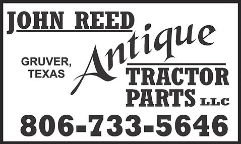 John Reed Tractor Parts / Antique Tractor Parts / Gruver, TX