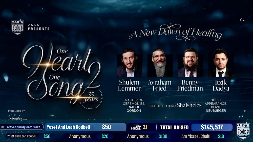 Avraham Fried, Benny Friedman, Shulem Lemmer & Itzik Dadya - Zaka ...