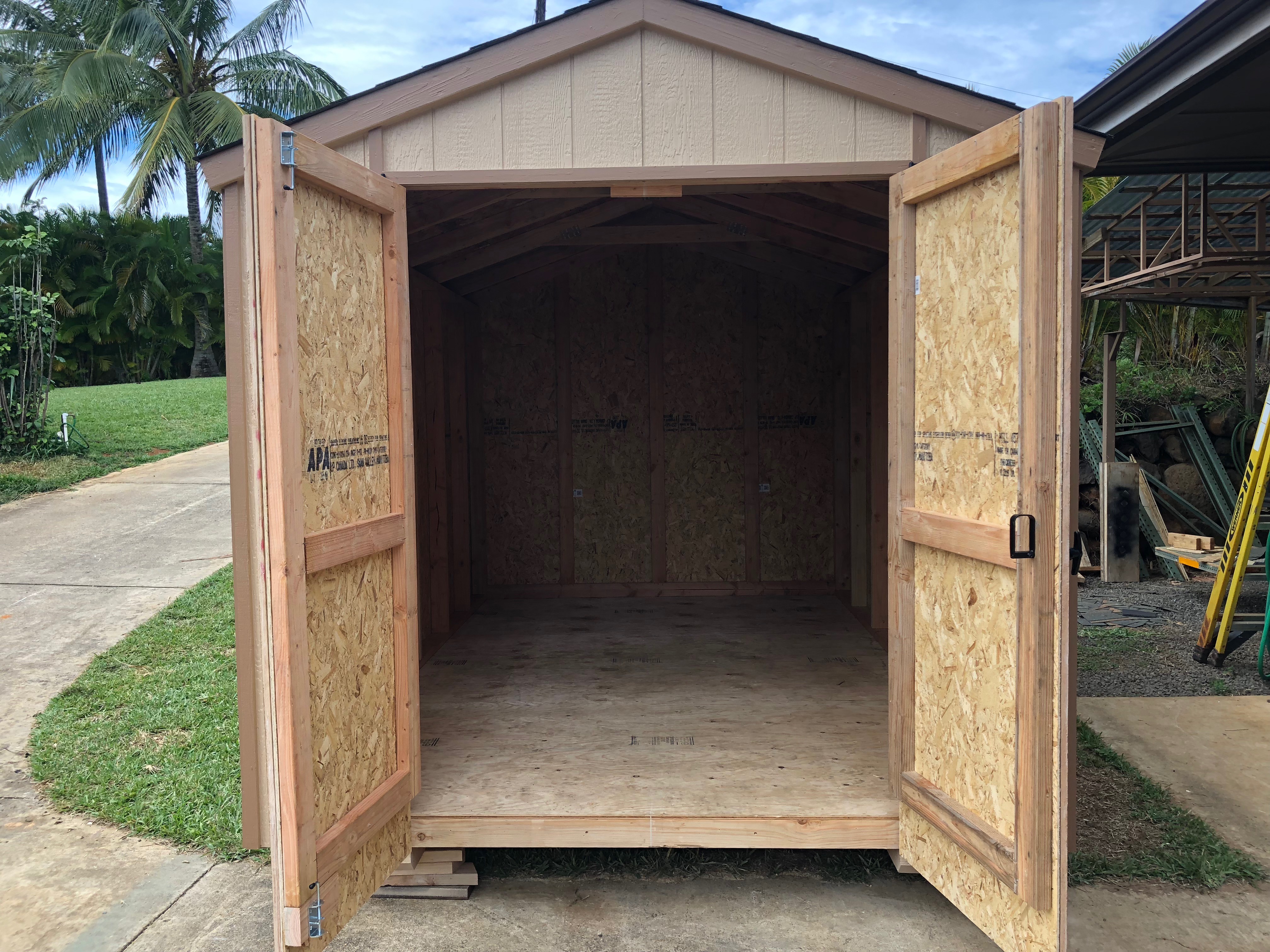 Garden Island Sheds. Kauai, Hawaii. storage shed