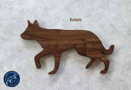 Working Kelpie Shaped key rack | Barking Mad Builds
