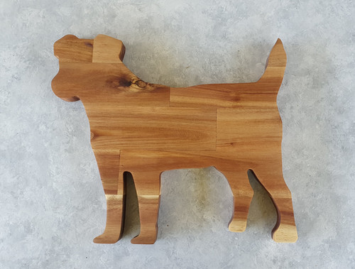 Jack Russell shaped serving board | Barking Mad Builds