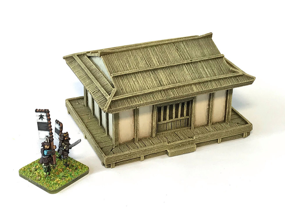 JP15-10 / Samurai house | OSHIROmodels-Webshop