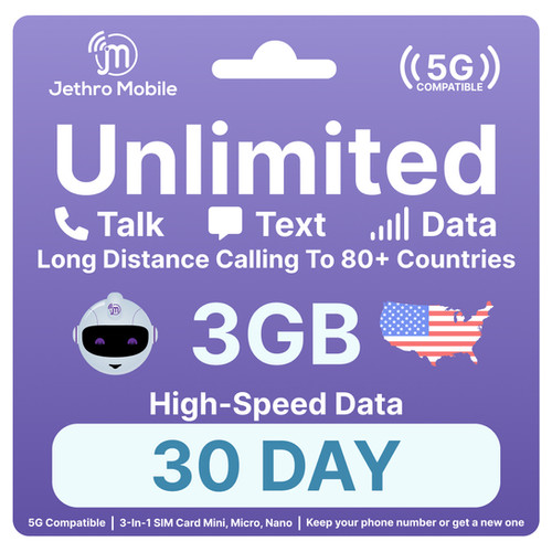 Jethro Mobile Smartphone Plan | Jethro Shop USA