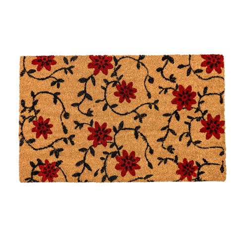 PVC Natural Rubber Printed Coir Mat | Durable Matting