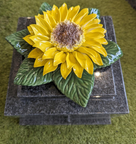 Ceramic Sunflower for Graves | Products | William Kent