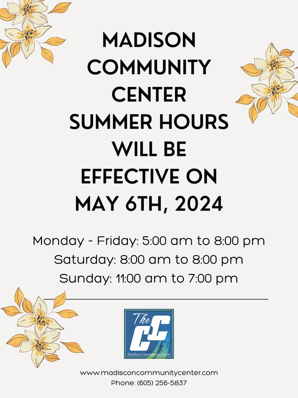 Madison, SD Community Center