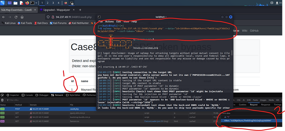 Using SQLMap to Bypass CSRF Tokens Using SQLMap to Bypass CSRF Tokens