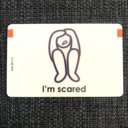 I'm Scared Flash Card | ASIST