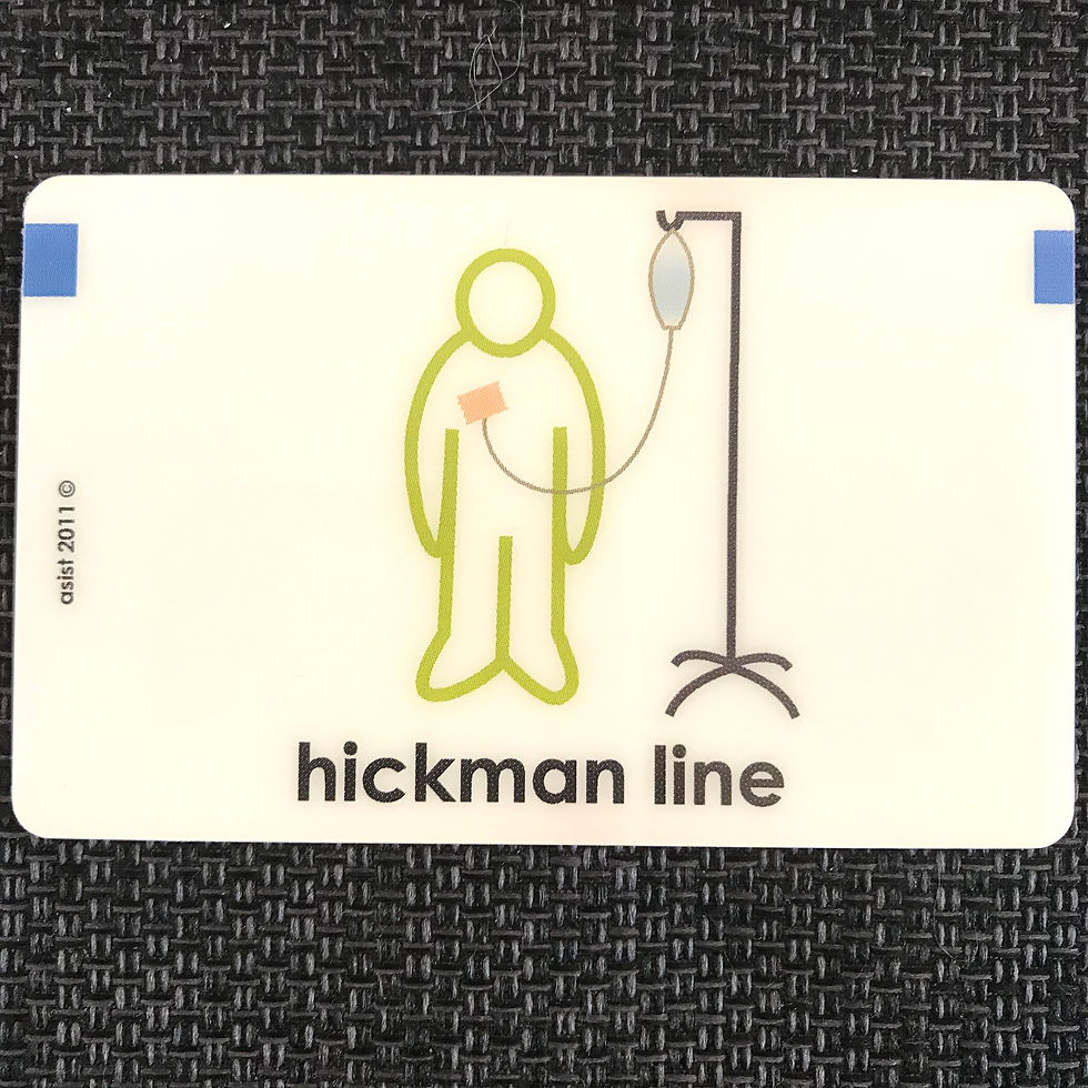 Hickman Line Flash Card | ASIST