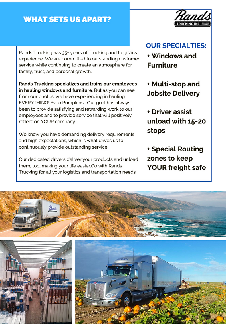 ABOUT | Rands Trucking