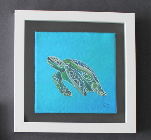 Framed Sea Turtle | artfromtheheart