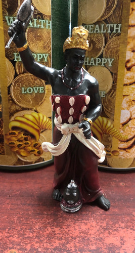 5” Chango Statue | milokanbotanica