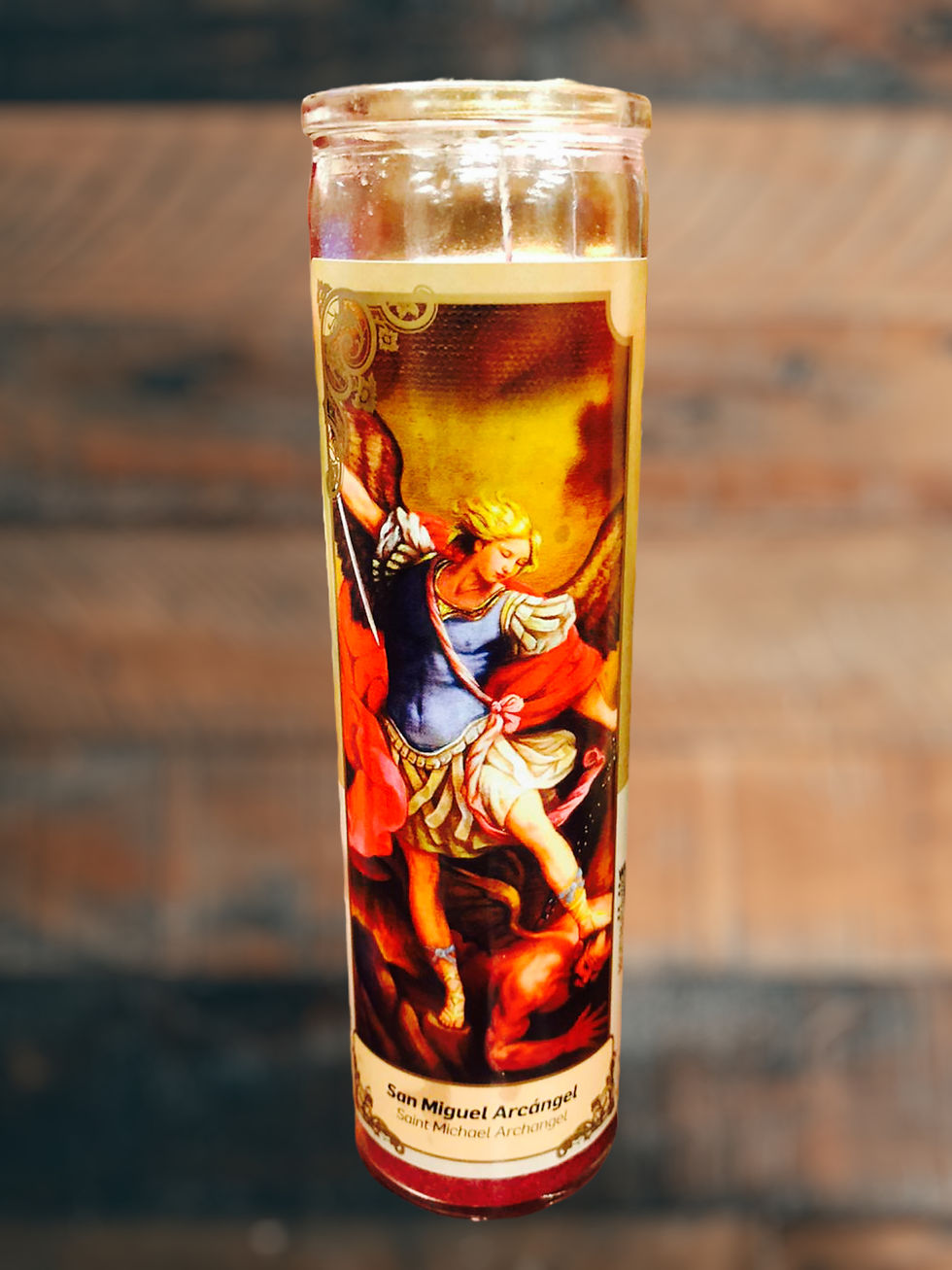 Saint Michael the Archangel Candle | milokanbotanica