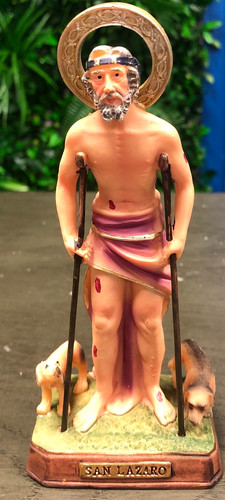 5” San Lazarus/Papa Legba Statue | milokanbotanica