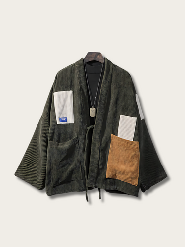 Urban Patchwork Japanese Work Jacket | RueMood