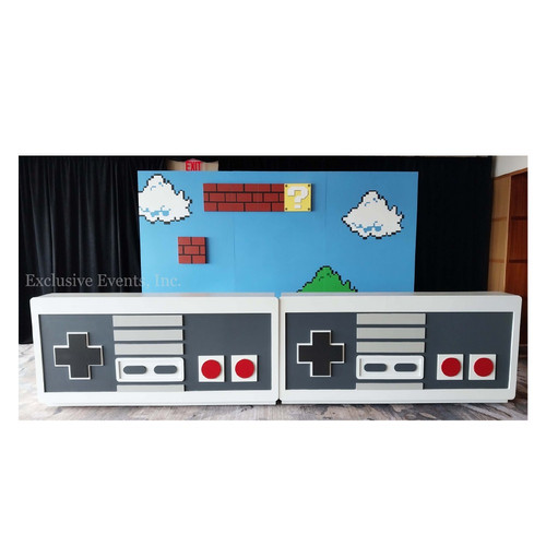 Video Game Bar and Backbar | Exclusive Events Inc