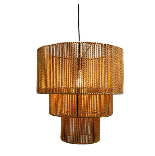 Rattan 3 Tier Chandelier | Exclusive Events Inc