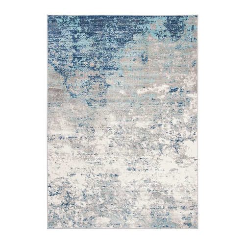 Blue and Grey Modern Rug | Exclusive Events Inc