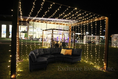 String Lighting Cabana | Exclusive Events Inc