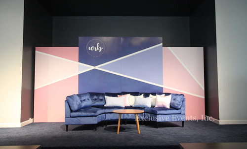 Small Meeting Stage Backdrop | Exclusive Events Inc