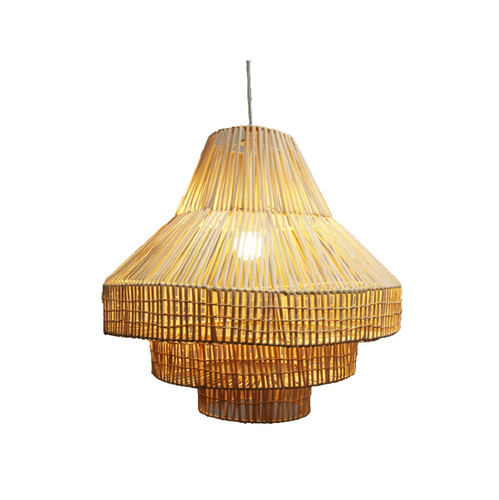 Rattan 3 Tier Cone Chandelier | Exclusive Events Inc