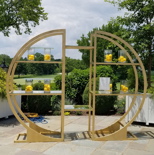 Gold Circle Display | Exclusive Events Inc