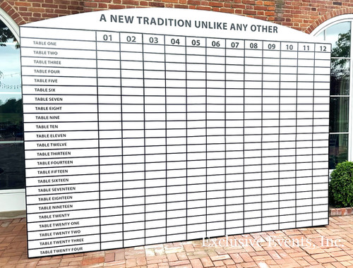 Custom Leaderboard Seating Chart | Exclusive Events Inc
