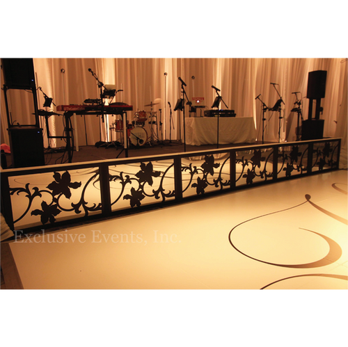 Decorative Mirrored Stage Facing | Exclusive Events Inc