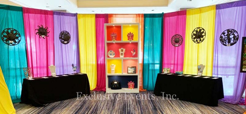 Colorful Rainbow Drape | Exclusive Events Inc