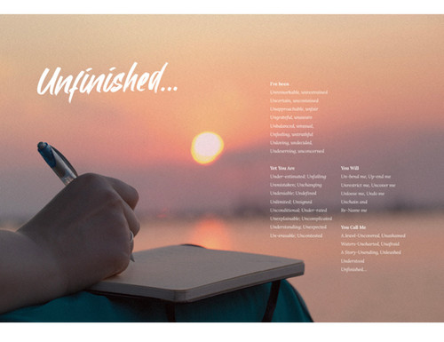 Poem - Unfinished canvas | AnnMarieSkinner