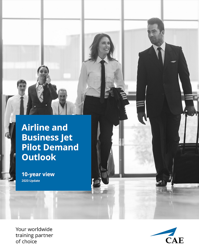 CAE Airline and Business Jet 10-Year Pilot Demand Outlook
