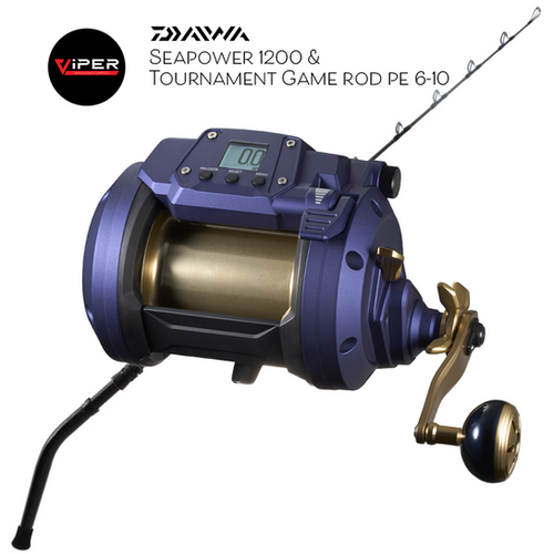 Daiwa Sea Power 1200 & Daiwa Tournament Game Rod PE 6-10 | viper ...