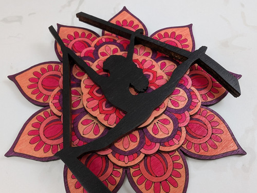 Aerial Mandala Wall Art - Splits | Aerial Physique