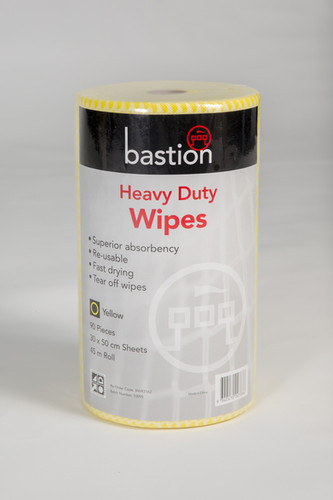 BASTION HEAVY DUTY CHUX 30X50cm YELLOW ROLL | JRD Distributors
