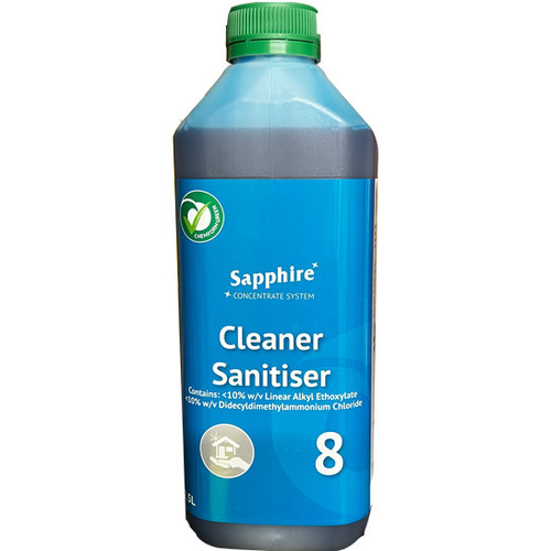 Chemform Sapphire #8 Cleaner Sanitiser 2.5LT | JRD Distributors