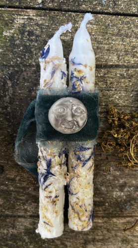 Ritual spell candles ★ Blodeuwedd ★ Goddess of Flowers | starryeyedsupplies