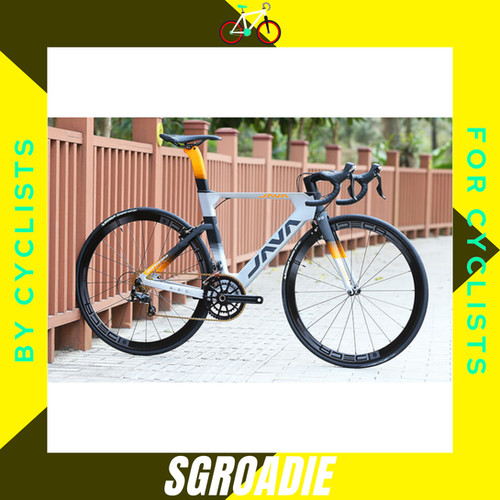 Java Suprema Full Carbon Shimano 105 with Concealed Rim Brakes | SGroadie