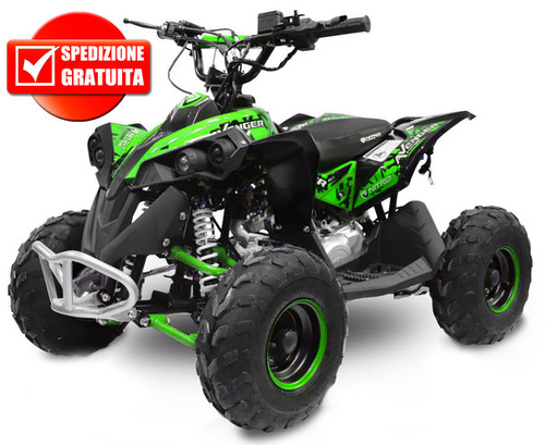 Mini Quad AVENGER 125cc 4 tempi Cerchi 6" 50Km/h e-Start Retromarcia ...