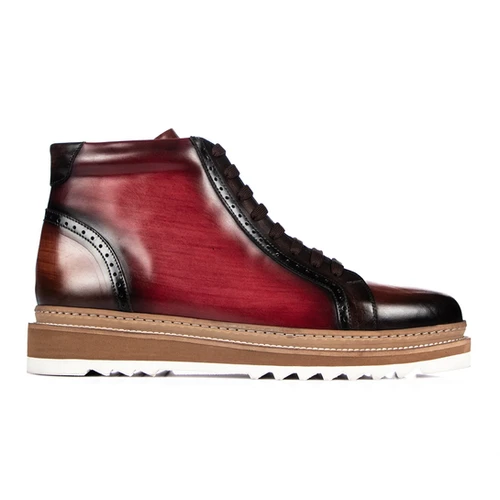 Red Patina Eva Casual Boots | Gacco Shoes